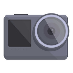 Recorder camera icon cartoon go pro action Vector Image