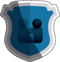 Family icons head Royalty Free Vector Image - VectorStock