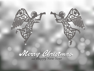 Merry Christmas Angels Vector Images (over 6,700)