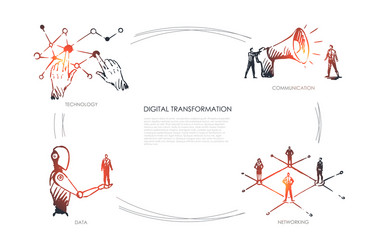 Digital Transformation Vector Images (over 9,100)