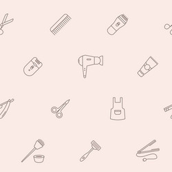 Hair salon background 01 Royalty Free Vector Image