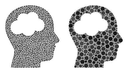 Dot Brain Vector Images (over 3,500)