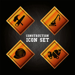 Construction in progress design Royalty Free Vector Image