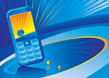 Wallpaper for smart phone abstract background Vector Image