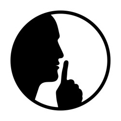 Keep Silence Symbol Vector Images (over 440)