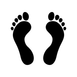 Left Foot Outline Side View