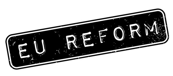 Eu reform rubber stamp Royalty Free Vector Image