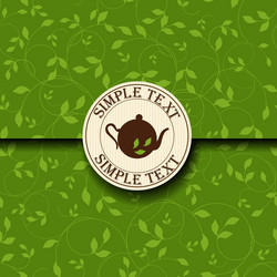 Green tea Royalty Free Vector Image - VectorStock