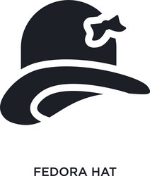 Trilby Hat Silhouette Vector Images (61)