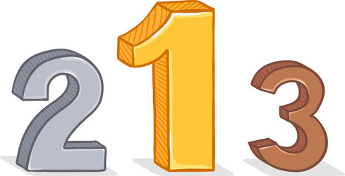 Top 1 2 3 Vector Images (over 310)