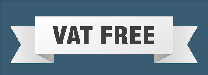 Envelope and letter sign with word vat free Vector Image