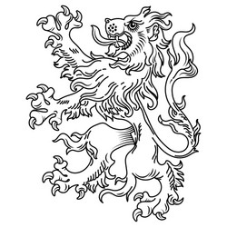 Lion England Symbol Vector Images (over 130)