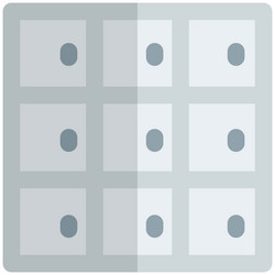 Cubbies a shelf for storing items Royalty Free Vector Image