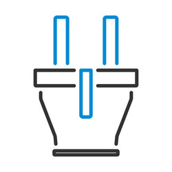 Symbol resistor electrical resistance Royalty Free Vector