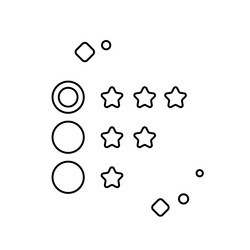 Customer satisfaction feedback icons with purple Vector Image