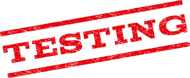 Test failed watermark stamp Royalty Free Vector Image