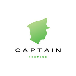 Captain logo element Royalty Free Vector Image