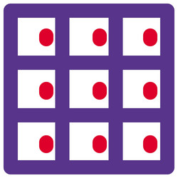 Cubbies a shelf for storing items Royalty Free Vector Image