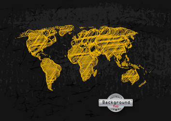 Camouflage military world map Royalty Free Vector Image