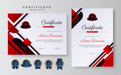 Certificate Blue Red Vector Images (over 8,000)