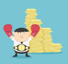 Champion winner number one background Royalty Free Vector