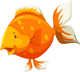 A blue fish cartoon Royalty Free Vector Image - VectorStock