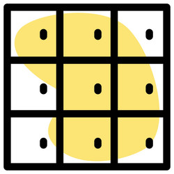 Cubbies a shelf for storing items Royalty Free Vector Image