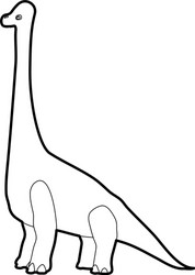Diplodocus Outline Vector Images (over 240)