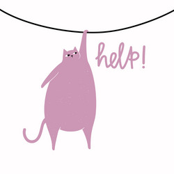 Cat Hanging Vector Images (over 1,200)