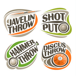 Sports Track Discus Vector Images (89)