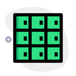 Cubbies a shelf for storing items Royalty Free Vector Image