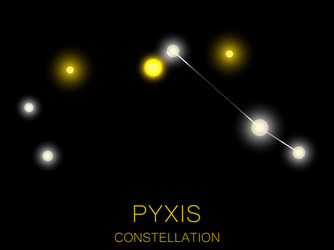Pyxis Constellation Vector Images (13)