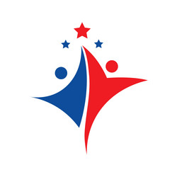 Human star success Royalty Free Vector Image - VectorStock