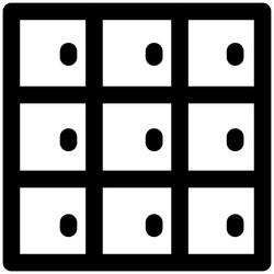 Cubbies a shelf for storing items Royalty Free Vector Image