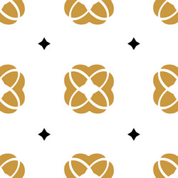 Seamless simple luxury or royal pattern with gold Vector Image