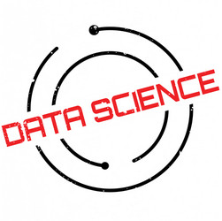 Data science rubber stamp Royalty Free Vector Image