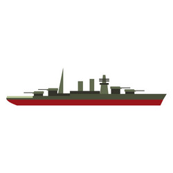 Warship simple icon Royalty Free Vector Image - VectorStock