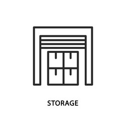 Storage Line Icon Vector Images (over 100,000)