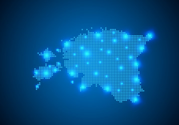 Abstract blue technology concept Royalty Free Vector Image