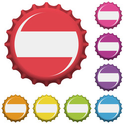 Bottle caps Royalty Free Vector Image - VectorStock