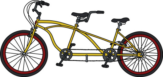 Childish bicycle ecological sport transport cute Vector Image