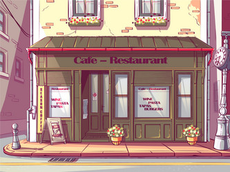 Background Cafe Cartoon Vector Images (over 43,000)