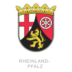 German state bremen crest Royalty Free Vector Image