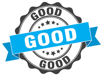 Good stamp sign seal Royalty Free Vector Image