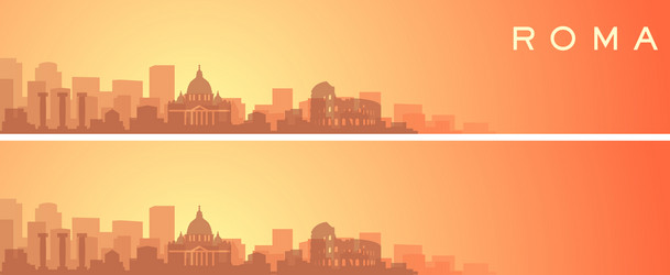 Rome Skyline Vector Images (over 1,300)