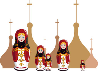 Matryoshka Silhouette Doll Vector Images (over 100)