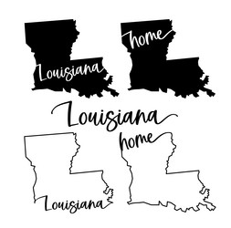 Stylized map of the us state tennessee Royalty Free Vector