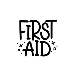 First aid banner Royalty Free Vector Image - VectorStock
