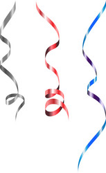 Paper streamer set Royalty Free Vector Image - VectorStock