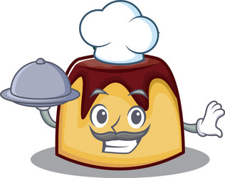 Cartoon Pudding Flan Vector Images (85)
